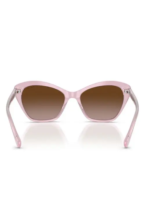 Ralph Lauren 55mm Gradient Butterfly Sunglasses
