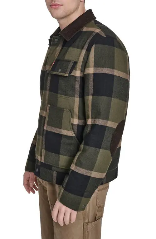 LEVI'S Quilted Work Jacket - Olive/black