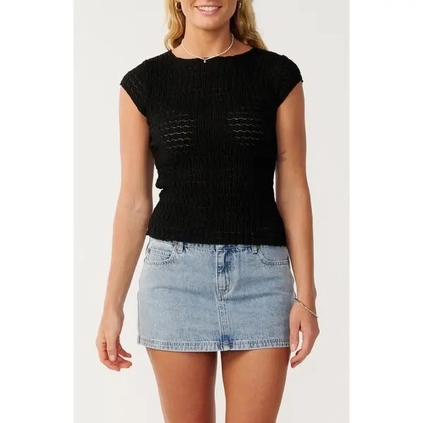 Rip Curl Bossa Nova Texture Top - Black