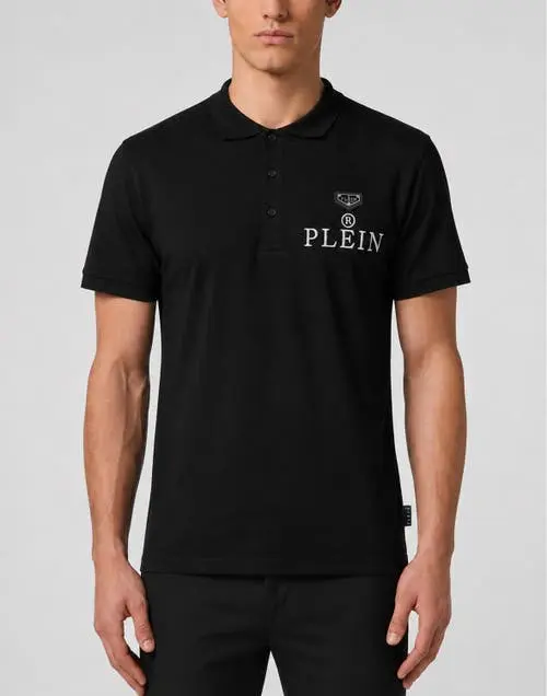 Philipp Plein Polo T-shirt Plein R - Black