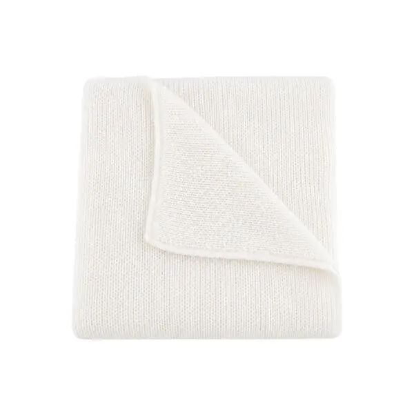 LOOM & COVE 100% Cashmere Honeycomb Baby Blanket