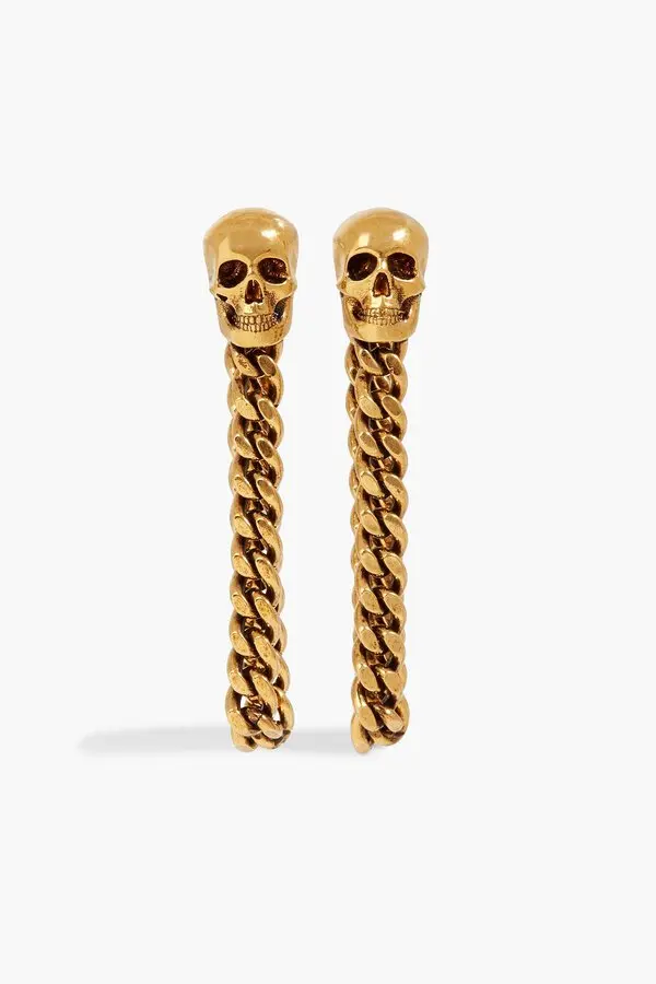 Alexander McQueen Tone Earrings - Gold