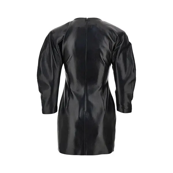 Andamane The Attico 'new Amanda' Faux Leather Dress