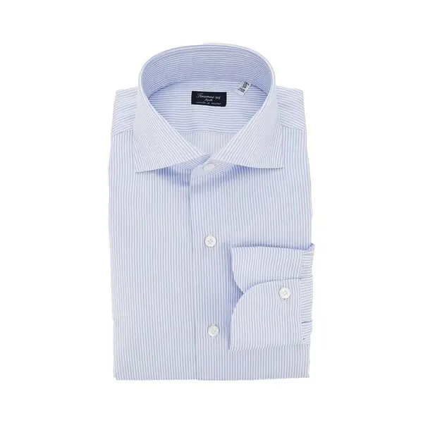 FINAMORE 1925 Milano' Cotton Shirt With Striped Motif - White