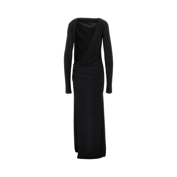 Andamane Long-sleeved Technical Jersey Maxi Dress