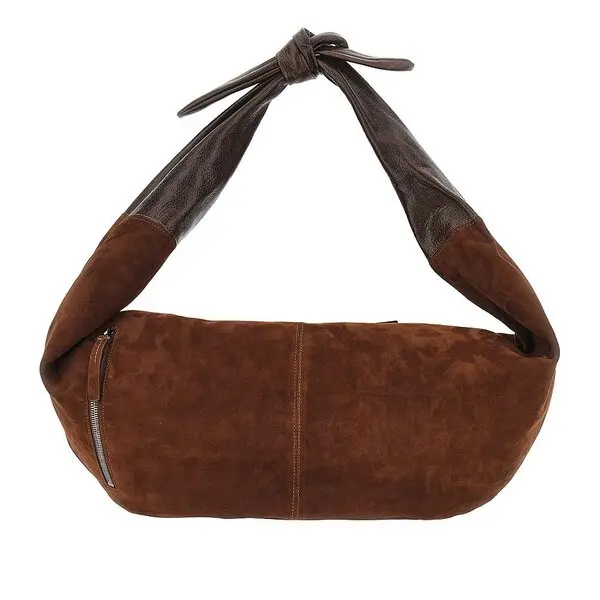 AUTENTICA 504 Adara' Suede Leather Large Bag