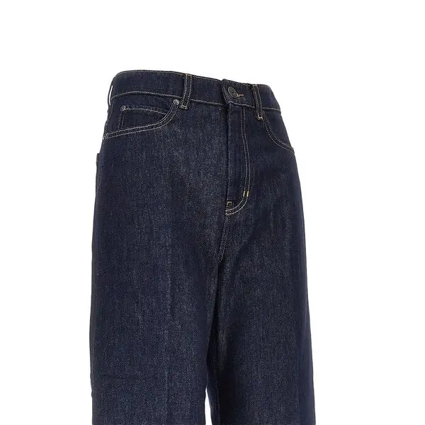 Max Mara Cotton Denim Wide-leg Jeans