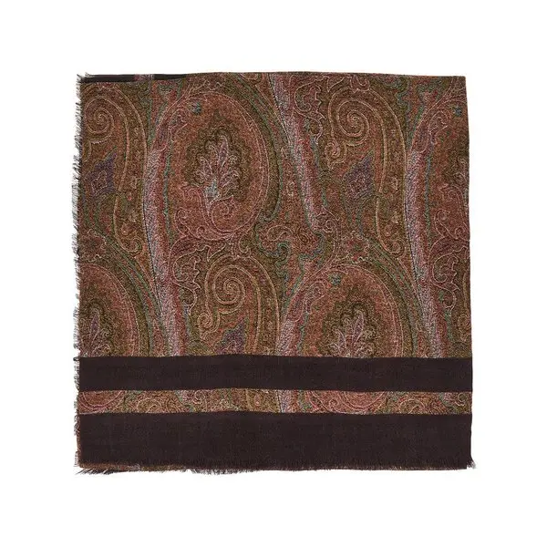 Etro Paisley Modal And Cashmere Shawl