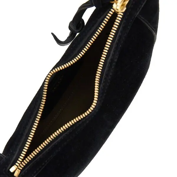 Isabel Marant Étoile Suede Leather Oskan Moon Bag