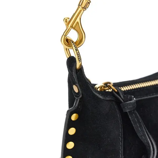 Isabel Marant Étoile Suede Leather Oskan Moon Bag