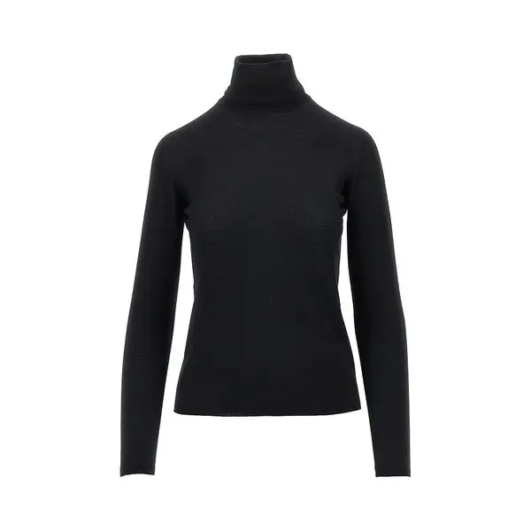 Max Mara Virgin Wool Knitting Turtleneck