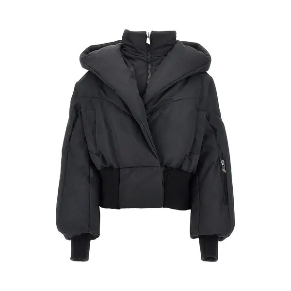 Attico Cotton-blend Padded Bomber Jacket