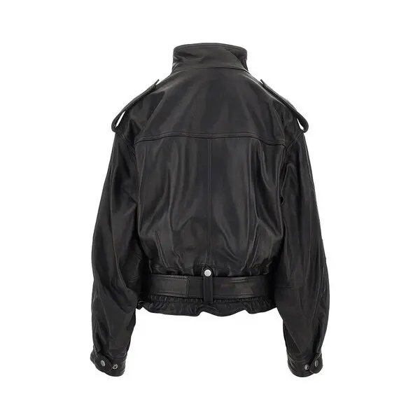 Isabel Marant Étoile Farza' Leather Biker Jacket