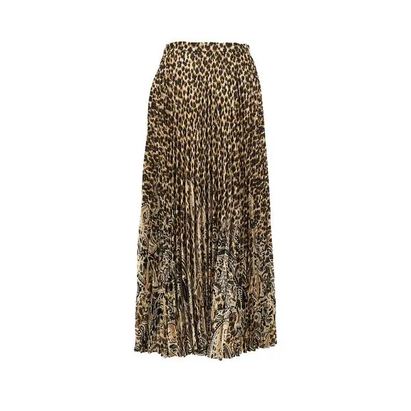 Etro Aniamlier Printed Long Skirt