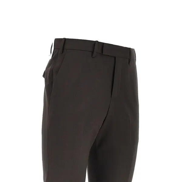 PT TORINO Stretch Wool Master Fit Pants - Brown