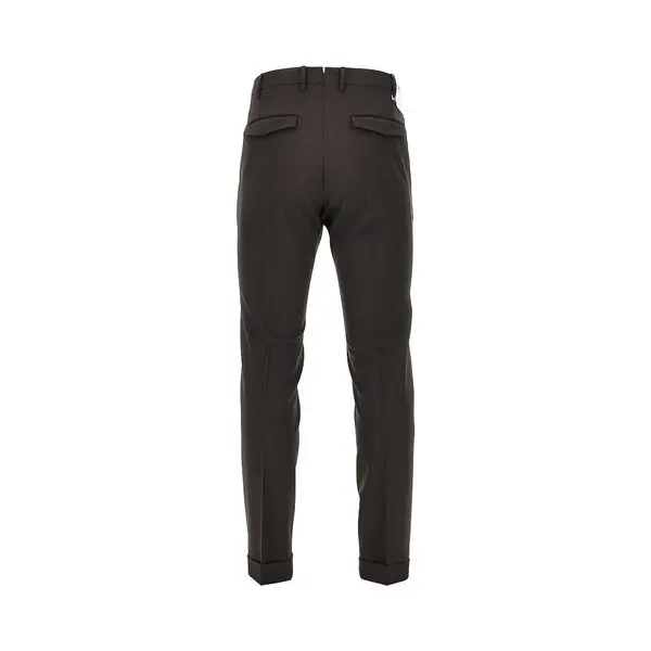 PT TORINO Stretch Wool Master Fit Pants - Brown