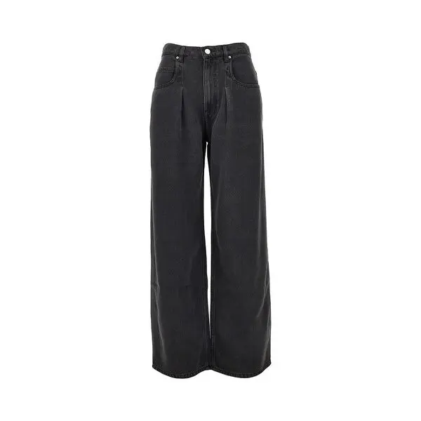 Isabel Marant Étoile Wide-leg Denim Pants - Black