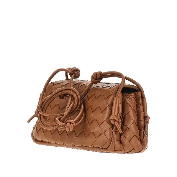 Bottega Veneta Notturno Intrecciato Nappa Leather Pouch - Brown