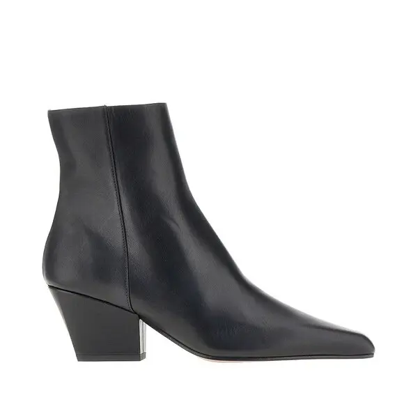 Paris Texas Jane' Leather Ankle Boots - Black