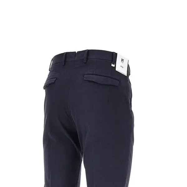 PT TORINO Stretch Gabardine Master Fit Pants - Blue