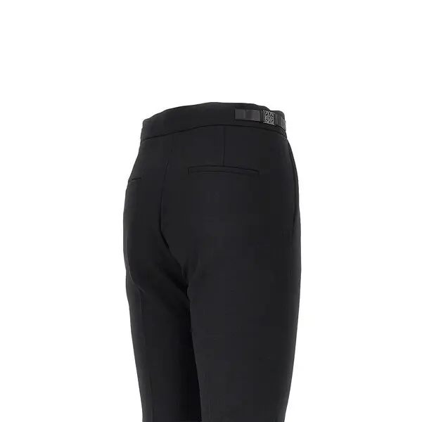 Max Mara Stretch Wool Canvas Cropped Pants