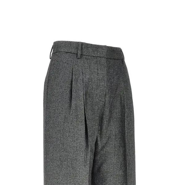 Andamane Nathalie Mouliné Knitting Pants - Grey
