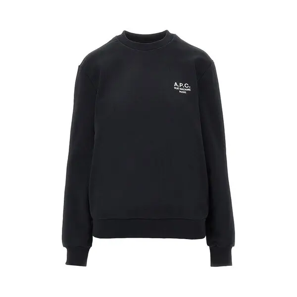 A.p.c. Crewneck Sweatshirt With Logo Embroidery