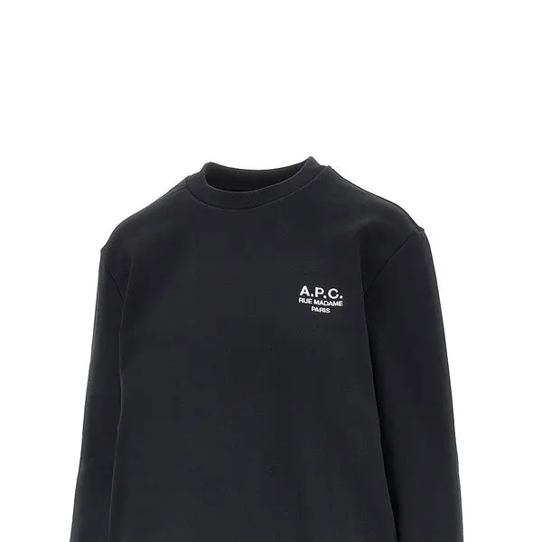 A.p.c. Crewneck Sweatshirt With Logo Embroidery