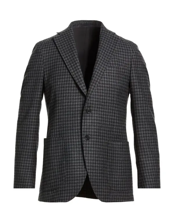 TOMBOLINI Blazer Charcoal Size Wool, Cotton