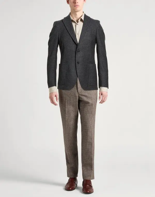 TOMBOLINI Blazer Charcoal Size Wool, Cotton