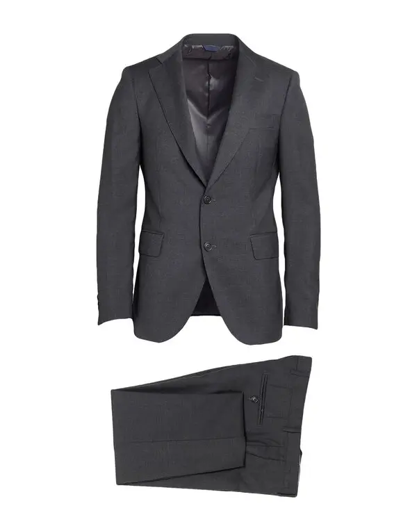 TOMBOLINI Suit Charcoal Size Virgin Wool