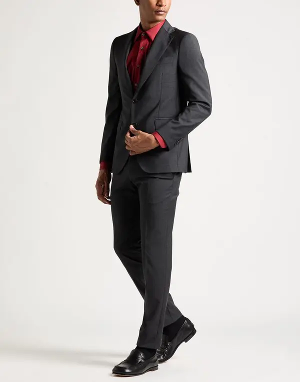 TOMBOLINI Suit Charcoal Size Virgin Wool
