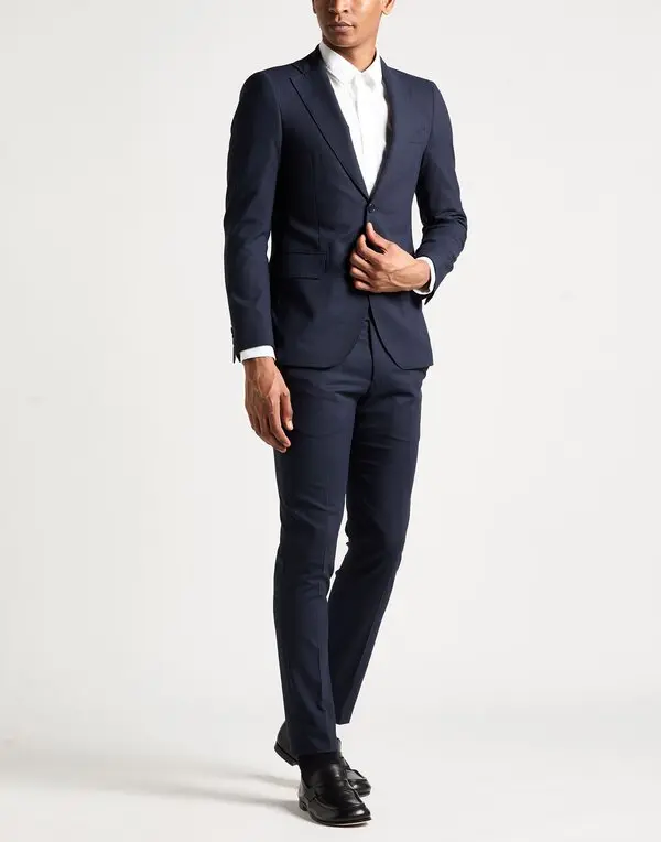 TOMBOLINI Suit Midnight Size Wool, Viscose, Polyester, Elastane