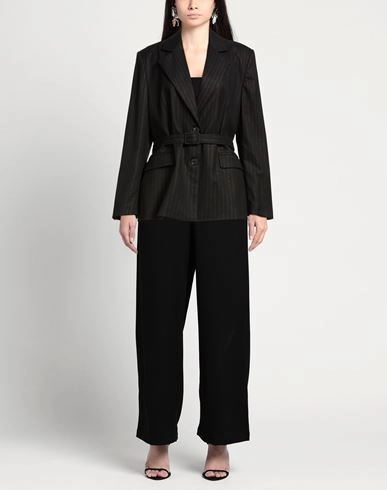 KAOS Single-breasted Striped Blazer With Belt