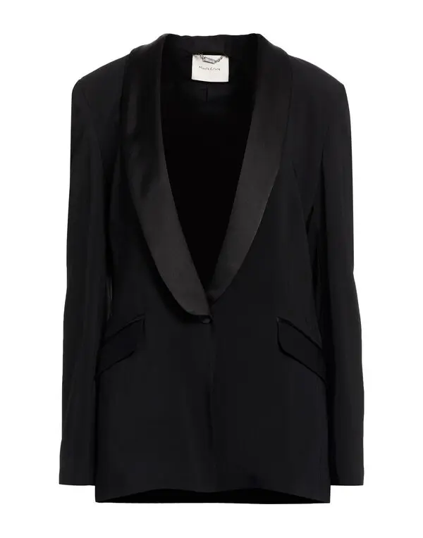 MANILA GRACE Blazer Size Viscose, Elastane