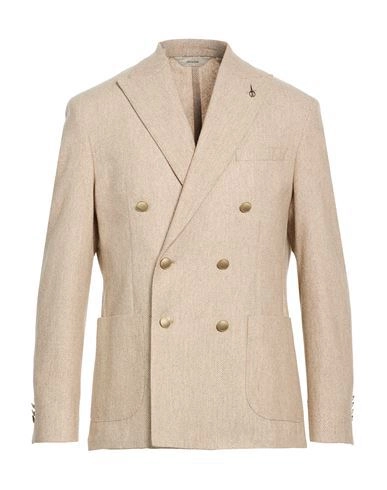 PAOLONI Blazer Size Wool, Polyester, Cotton - Beige