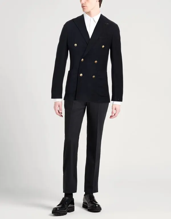 PAOLONI Blazer Midnight Size Virgin Wool, Polyamide, Elastane