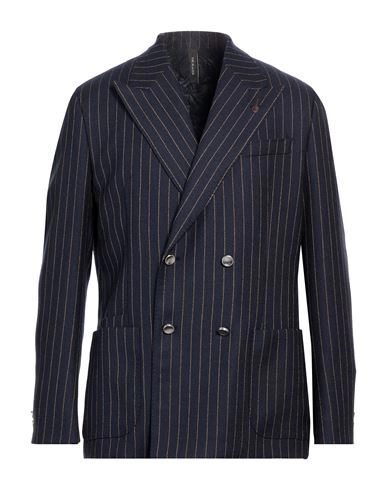 PAOLONI Blazer Size Virgin Wool - Blue