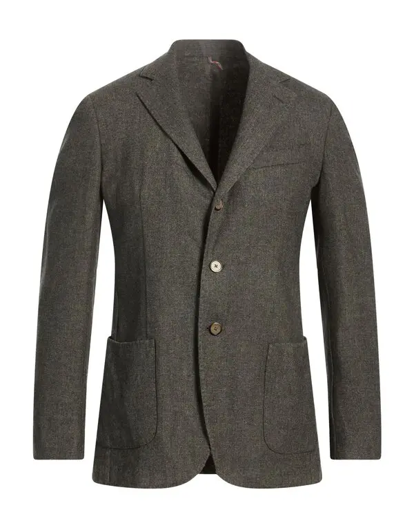SANTANIELLO Blazer Military Size Wool, Polyester