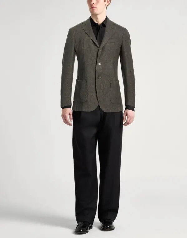 SANTANIELLO Blazer Military Size Wool, Polyester