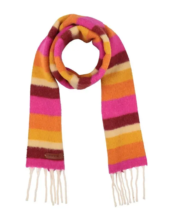 Marni Scarf Fuchsia Alpaca Wool, Wool, Polyamide