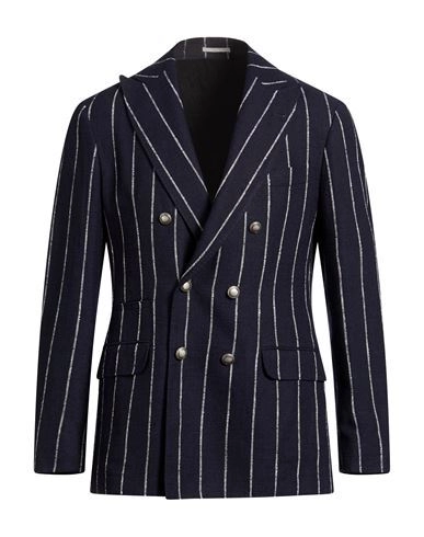 Brunello Cucinelli Blazer Midnight Size Linen, Wool, Polyester, Silk - Blue