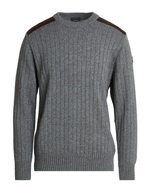 Paul & Shark Sweater In Virgin Wool, Viscose, Cashmere, And Goat Skin