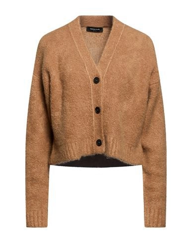 Fabiana Filippi Cardigan Camel Size Cashmere, Viscose, Silk, Polyester, Elastane - Beige