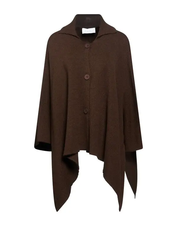 KAOS Cardigan In Acrylic, Viscose, Wool, And Alpaca Wool - Brown