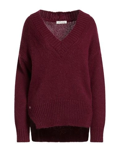 MANILA GRACE Turtleneck Size Alpaca Wool, Wool, Acrylic, Polyamide - Red