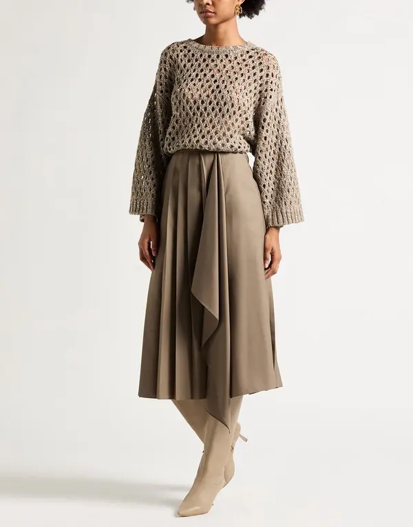 Brunello Cucinelli Silk, Linen, Polyamide, And Polyester Sweater