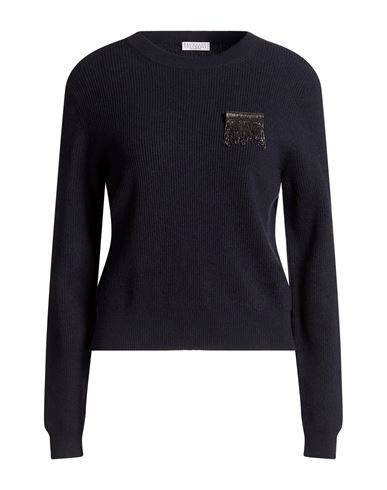 Brunello Cucinelli Sweater Marigold Size Cashmere - Navy