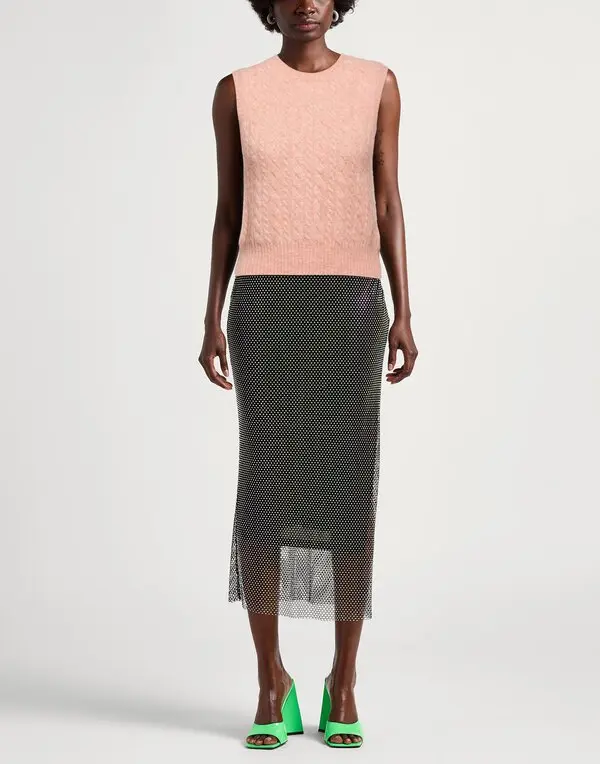 Sandro Sweater Blush Size Wool, Polyamide, Elastane