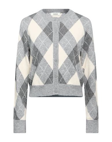 Sandro Cardigan Size Wool, Cashmere - Grey